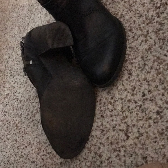 H&M | Shoes | Black Ankle Rocker Boots | Poshmark